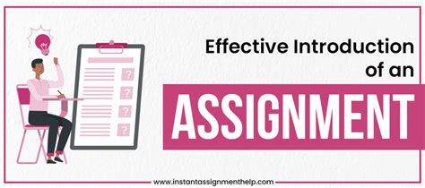 learn how to write an effective assignment introduction