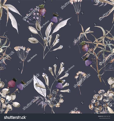 보호 꽃 수채화 매끈한 원단용 종이 스톡 일러스트 2028196130 Shutterstock