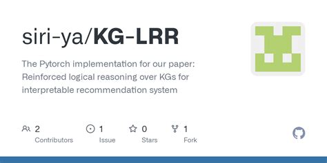 Github Siri Yakg Lrr The Pytorch Implementation For Our Paper Reinforced Logical Reasoning