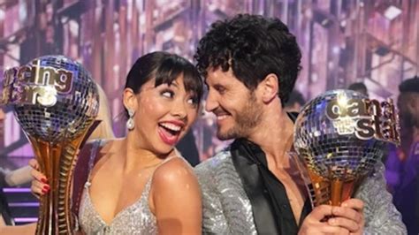 Xochitl Gomez And Val Chmerkovskiy On Dancing With The Stars Win