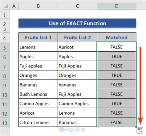 How To Compare Text Between Two Cells In Excel Methods