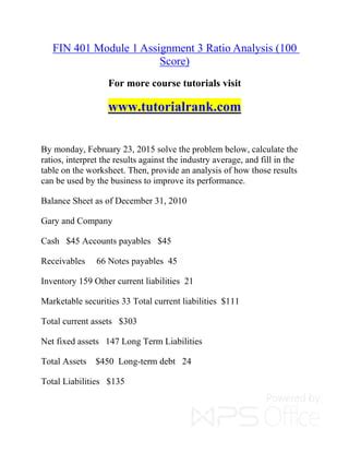 Fin Teaching Effectively Tutorialrank Com Business Accounting