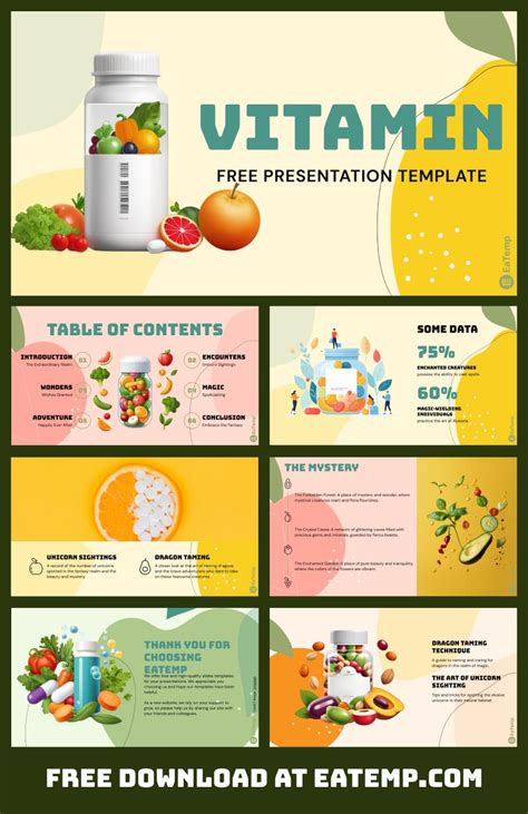Vitamin PowerPoint Presentation Template & Google Slides Theme