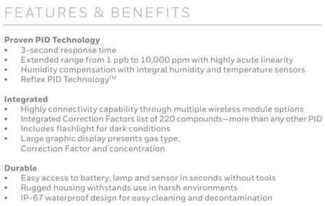 Honeywell Ppbrae 3000 Wireless Voc Monitor 1ppb 10000ppm