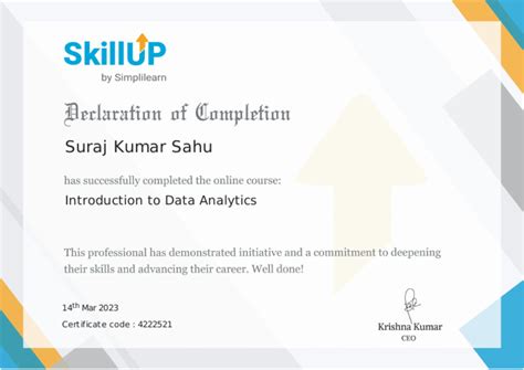 Simplilearn Certificate Pdf
