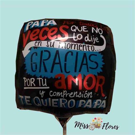 Globo Te Quiero Pap Florer A Miss Flores