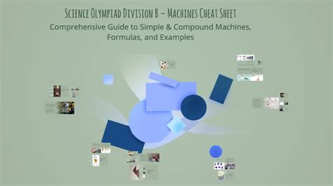 Science Olympiad Division B Machines Cheat Sheet By Trimbakesh Muddagowda On Prezi