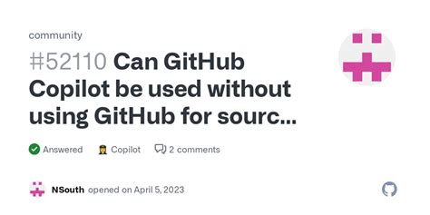 Can Github Copilot Be Used Without Using Github For Source Control
