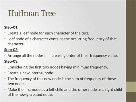 Huffmanencodingpptx Variable Length Coding Ppt