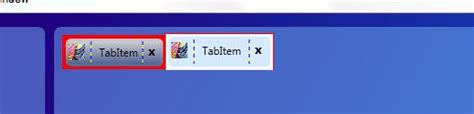 Itemcontainerstyle Of Tabitem Is Overriden By Defalt Bluewhite Control