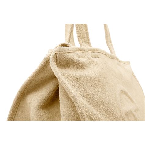 Medium Suede Carry Bag Sand