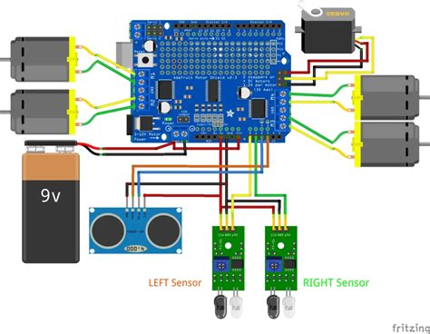 Hướng Dẫn Chế Tạo Robot Dò Line Arduino Tránh Vật Cản Hc Sr04
