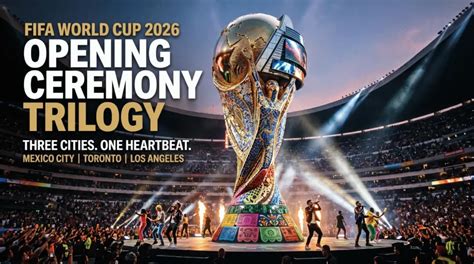 Fifa World Cup 2026 Opening Ceremony Start Time Performers Live Stream