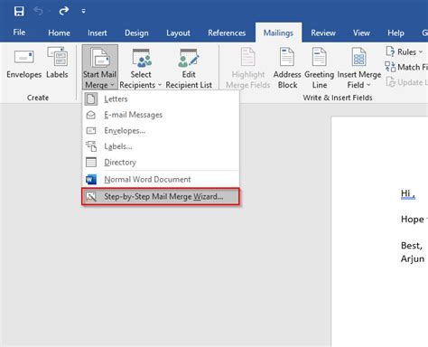 How To Use Mail Merge In Word To Create Letters Labels And Envelopes