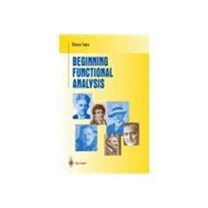 Beginning Functional Analysis Gangarams