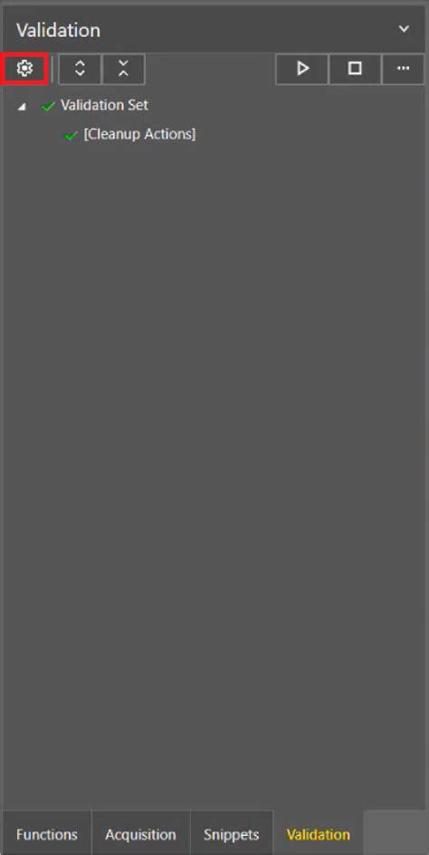 Job Validation Panel