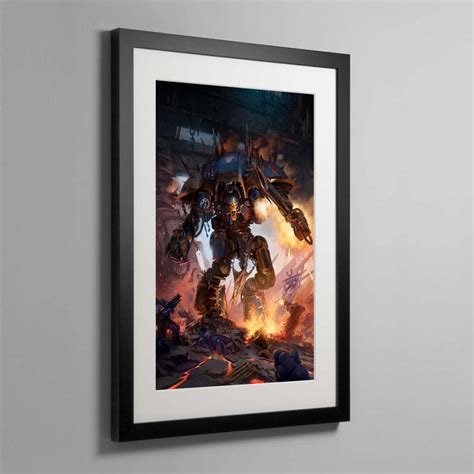 Chaos Knight Codex Cover Art 2019 Art Print Warhammer 40k Warhammer Art