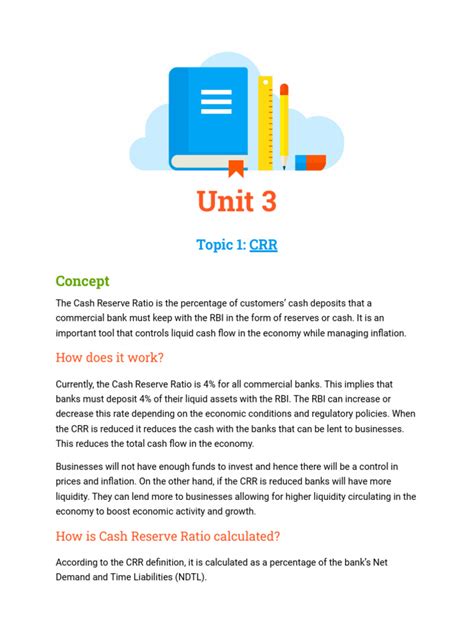 Unit 3 Banking Pdf Repurchase Agreement Open Market Operation