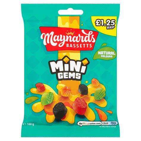 Maynards Bassetts Mini Gems 160g Sweets Iceland Foods