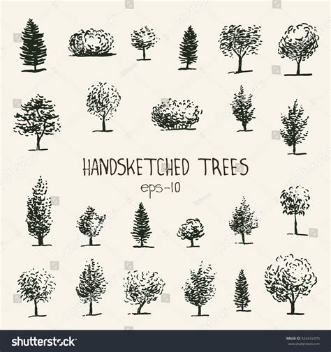 Tree Sketch Bushes Images Browse 26 363 Stock Photos Vectors Free Download With Trial