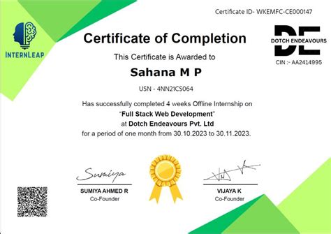 sahana mp on linkedin i am thrilled to share that i have completed a 4