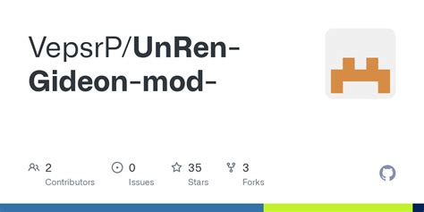 github vepsrp unren gideon mod