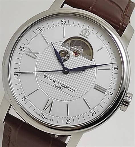 baume and mercier classima xl open heart ref 65558 catawiki