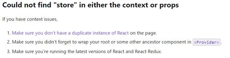 improving the troubleshooting guide docs · issue 1820 · reduxjs react