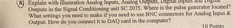 solved explain with illustration analog inputs analog