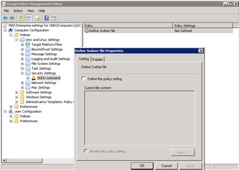 walkthrough create a sudo gpo