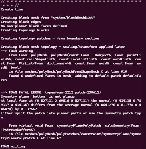 blockmesh exercise flowthermolab computational fluid dynamics