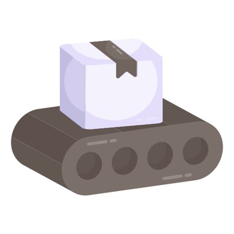 Conveyor Belt Manufacturing Unit Luggage Carousel Assembly Line Packing Belt Icon Download