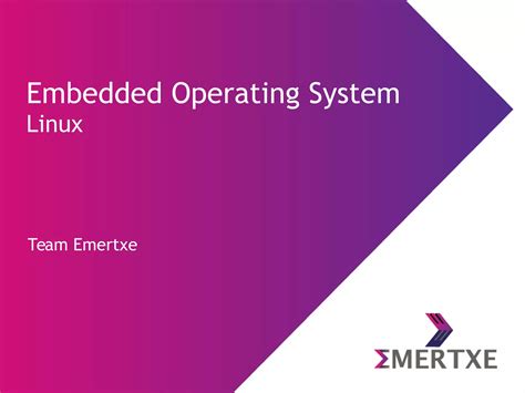 Embedded Operating System Linux Pdf Operating Systems Computer Software And Applications