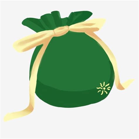 녹색 향낭 만화 일러스트 향 주머니 그림 축복 가방 만화 향 주머니 그림 주머니 Png 일러스트 및 Psd 이미지 무료 다운로드 Pngtree