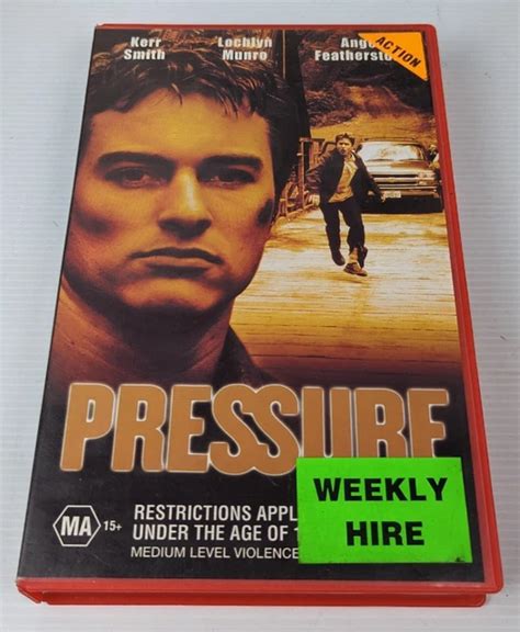 Pressure Vhs Tape Big Box Ex Rental 2002 Kerr Smith Action Thriller