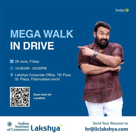 Iiclakshya Lakshyaca Megadrive Recruitmentdrive Greatopportunity Vaishnavi Suresh