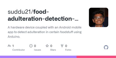 GitHub Suddu21 Food Adulteration Detection Arduino A Hardware Device Coupled With An Android