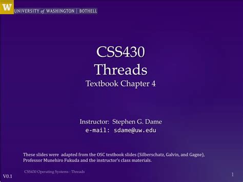 ppt css430 threads textbook chapter 4 powerpoint presentation free