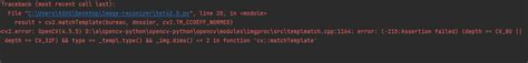 Python Use A Screenshot On Template Matching Opencv Stack Overflow