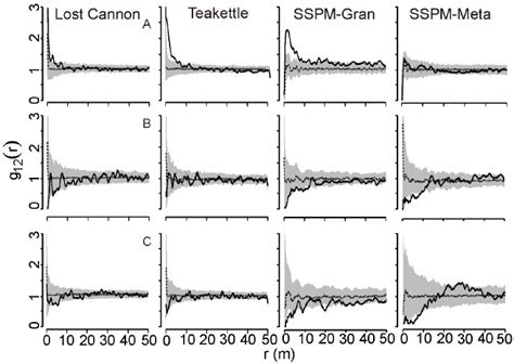 Bivariate Pair Correlation Functions For All Pairwise Tree Size Classes Bivariate Pair Correlation Functions For All Pairwise Tree Size Classes