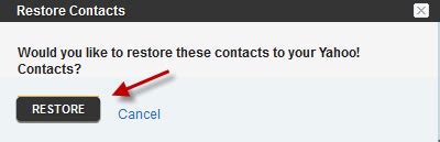 Yahoo Mail Or Messenger How Do I Restore Deleted Contacts