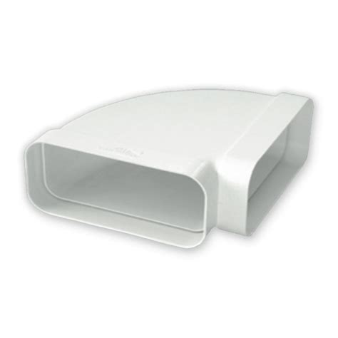 Sirius Horizontal 220x90mm Rectangular Curved Duct Connector Sps 6610