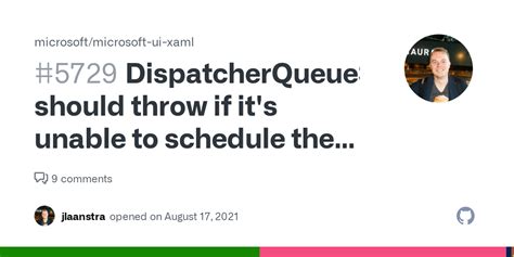 dispatcherqueuesynchronizationcontext should throw if it s unable to