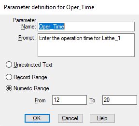 Scenario Parameters