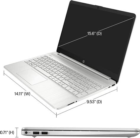 HP Touch Screen Laptop Intel Core I GB Memory GB SSD Natural Silver Dy Dx