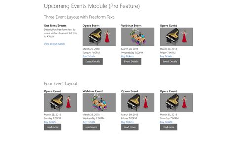 event modules venture event manager documentation