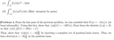 Solved To Solve The Initial Delta Functions Treat Them As Chegg