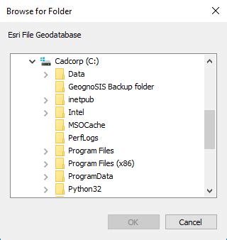 Esri File Geodatabase For SIS Overlay Type