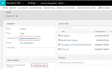 Setting Up Your Companies Support Queue Eg Support Zapobjects Com
