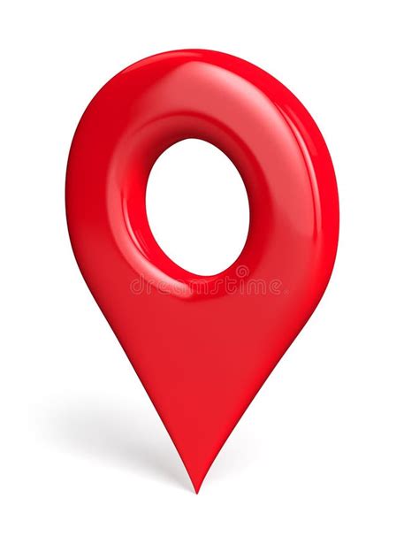 Map Pointer D Illustration Isolated On White Stock Illustration Illustration Of Isolated